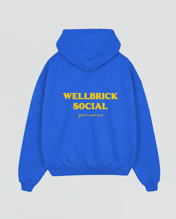 Cobalt Blue Hoodie – WELLBRICK